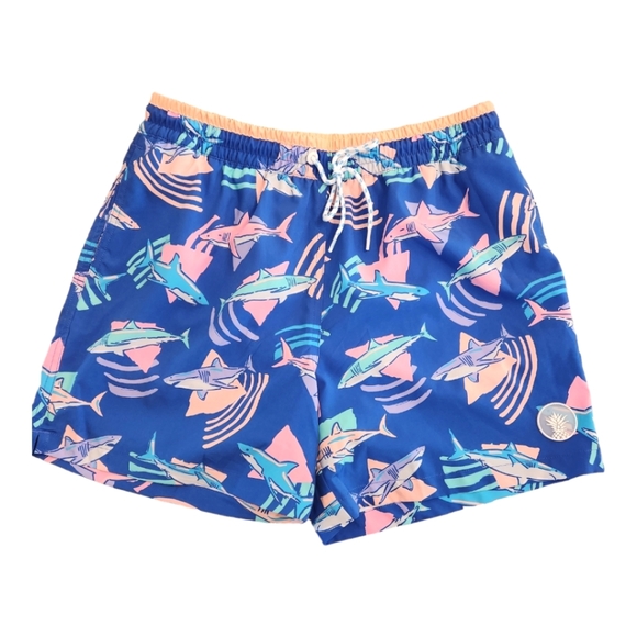 chubbies | Swim | New Chubbies The Daddy Sharks Swim Trunks 55 Inseam ...
